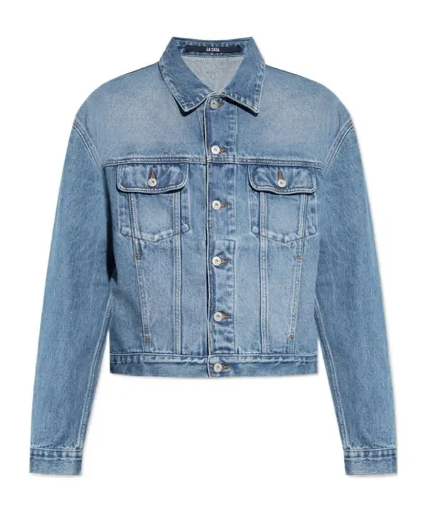 Jacquemus Collared Button-up Denim Jacket - Blue