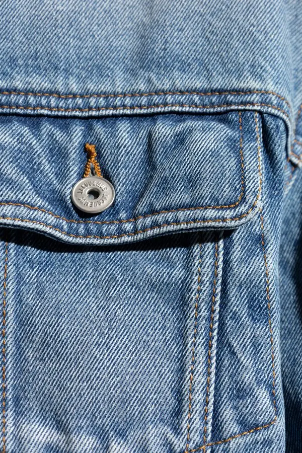 Jacquemus Collared Button-up Denim Jacket - Blue