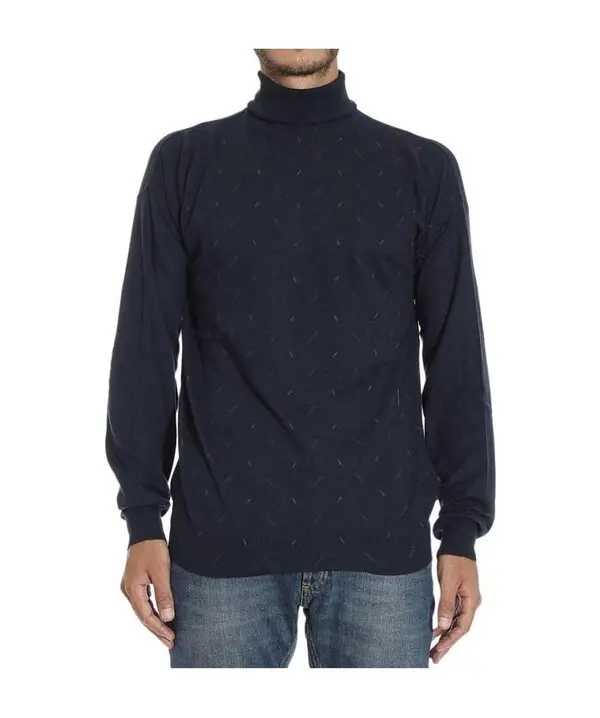 Emporio Armani High-necked Pullover - Black