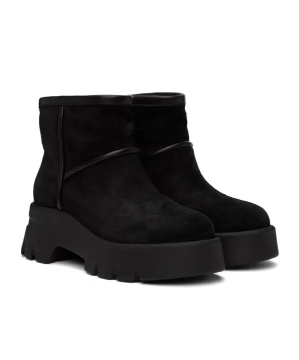 GIANVITO ROSSI Round Toe Thick Sole Short Boots