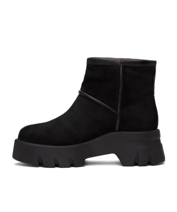 GIANVITO ROSSI Round Toe Thick Sole Short Boots