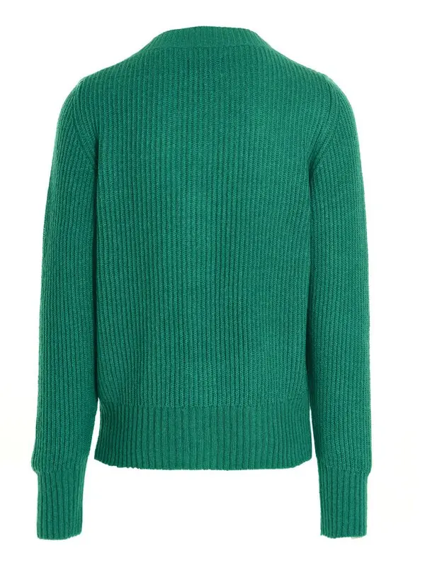 LC23 V-neck Cardigan With Applique Detailing
