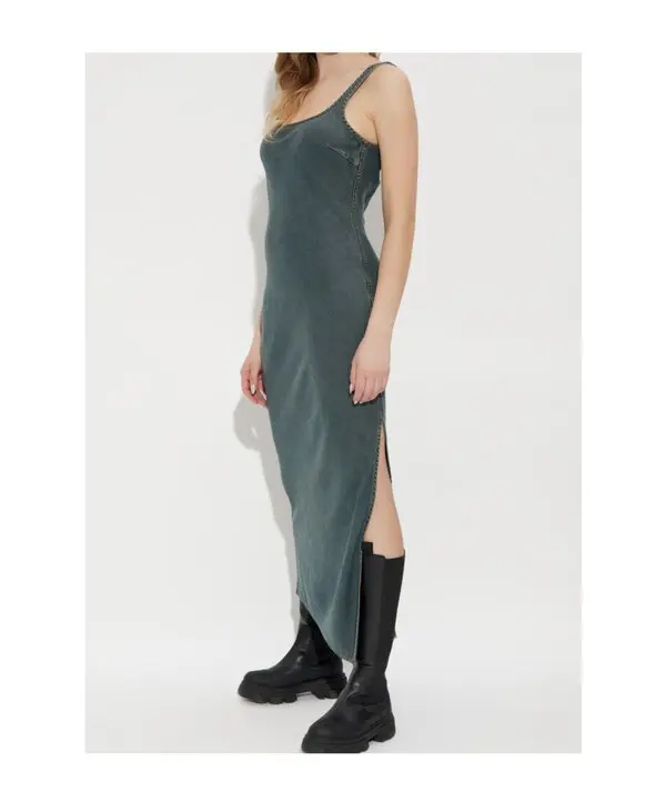 SAMSOE SAMSOE Sasunna Sleeveless Midi Dress With Side Slits - Black