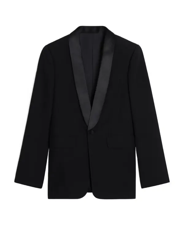 Celine Classic Tuxedo Jacket In Mohair And Silk