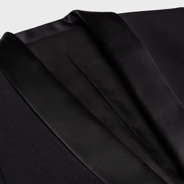 Celine Classic Tuxedo Jacket In Mohair And Silk