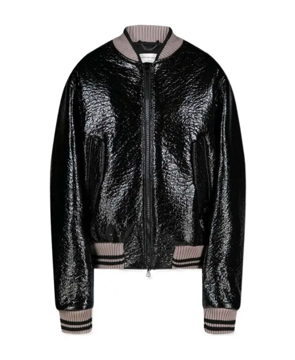 Dries Van Noten Long Sleeve Bomber Jacket - Black