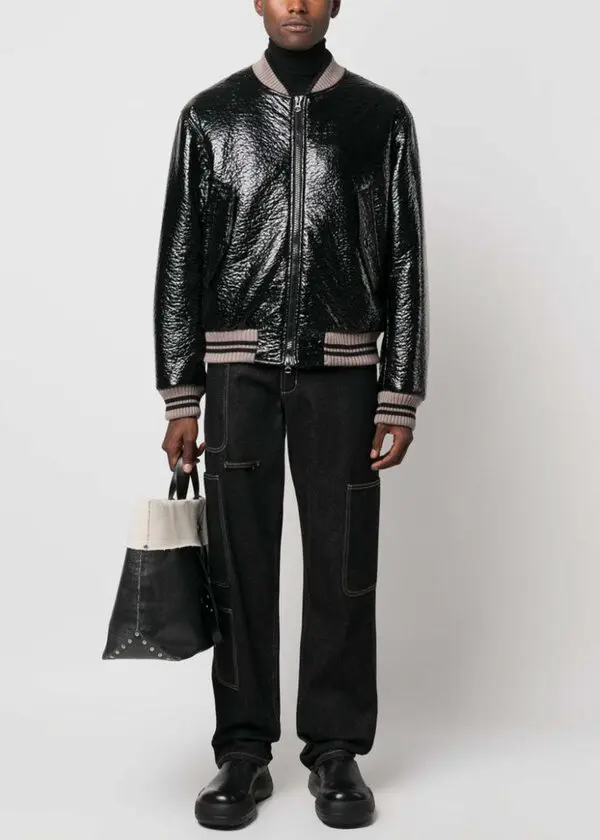 Dries Van Noten Long Sleeve Bomber Jacket