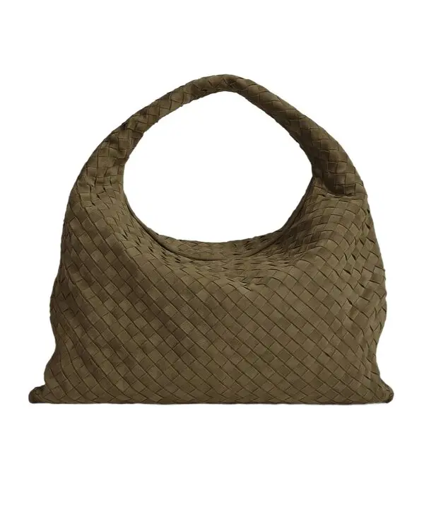 Bottega Veneta Large Hop Bag - Mud
