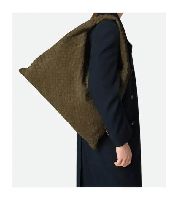 Bottega Veneta Large Hop Bag - Mud