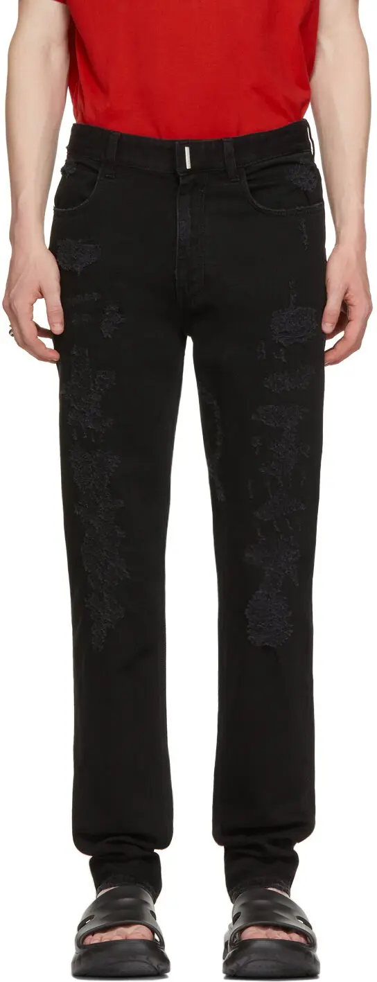 Givenchy Destroyed Slim Fit Jeans