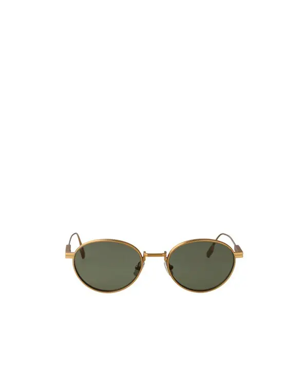 Zegna Oval Frame Sunglasses - Green