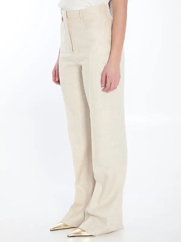Jacquemus Buckle Detailed Wide-leg Trousers