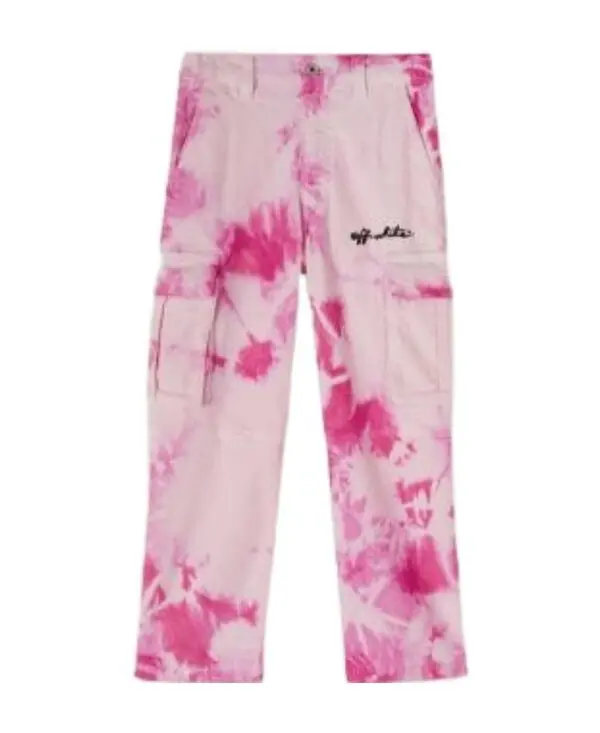 Off-White Tie-dye Cargo Trousers