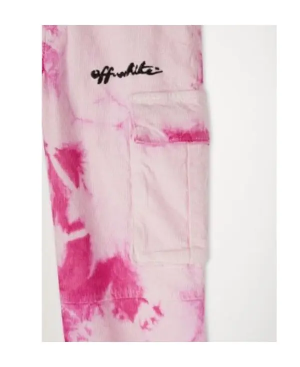 Off-White Tie-dye Cargo Trousers