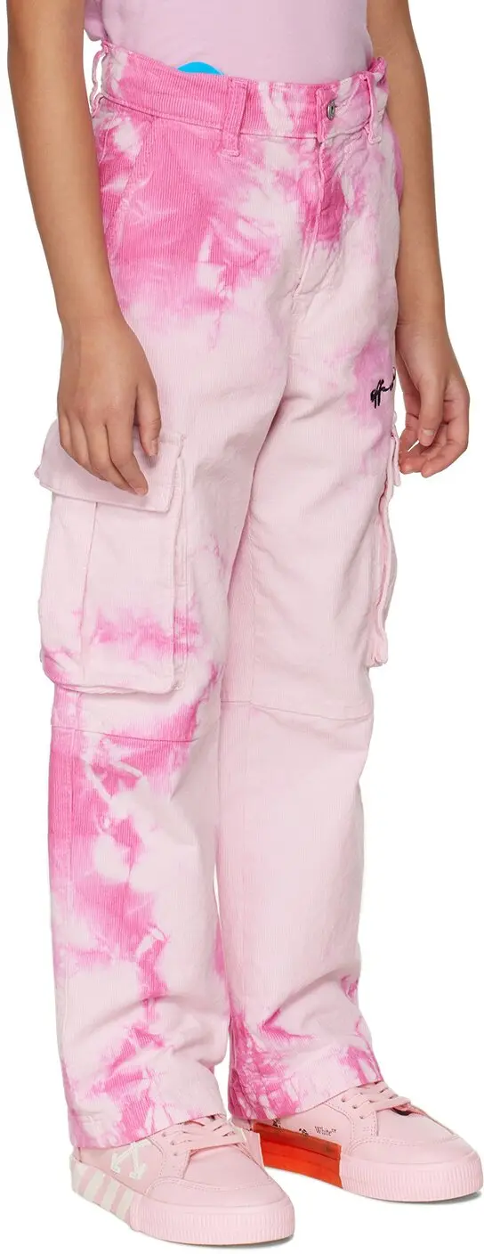Off-White Tie-dye Cargo Trousers