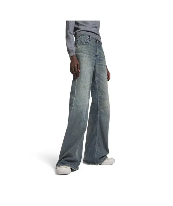 Balenciaga Wide-leg Jeans - Blue