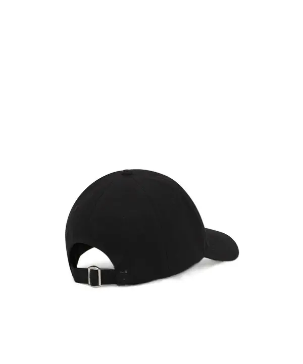 LANVIN Embroidered Logo Cap - Black