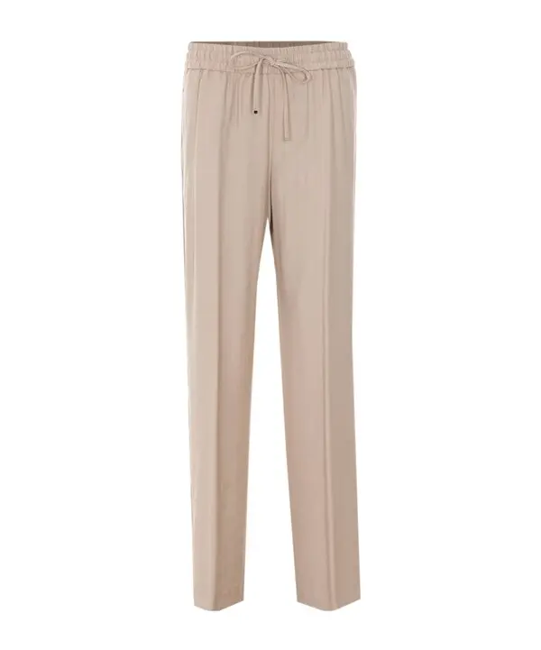 DONDUP Marisol Drawstring Flared Pants - Beige