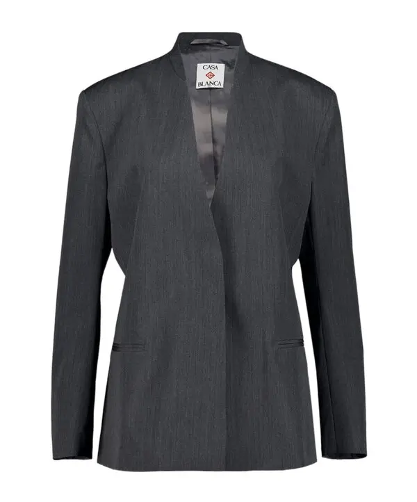 Casablanca H-shaped Long Sleeve Suit Jacket
