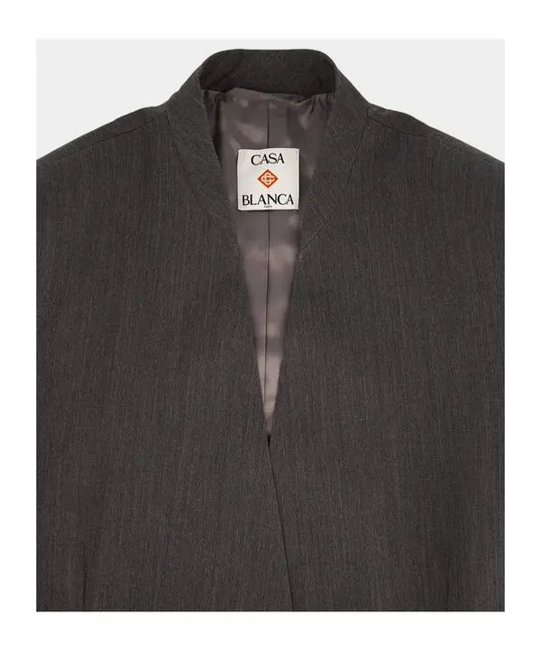 Casablanca H-shaped Long Sleeve Suit Jacket