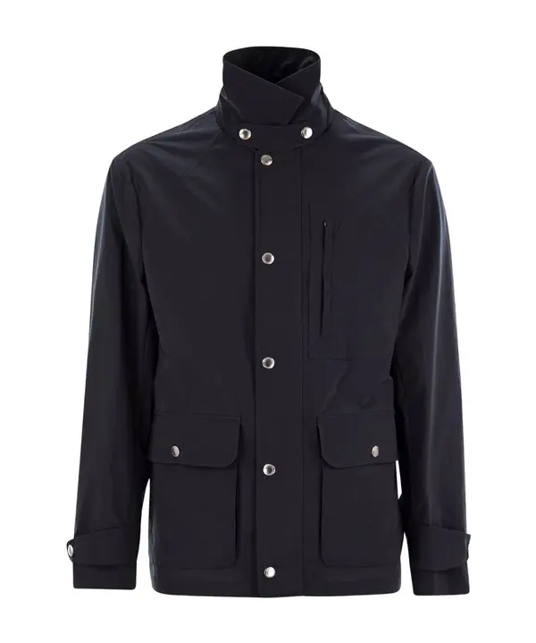 Brunello Cucinelli High-neck Long-sleeve Jacket