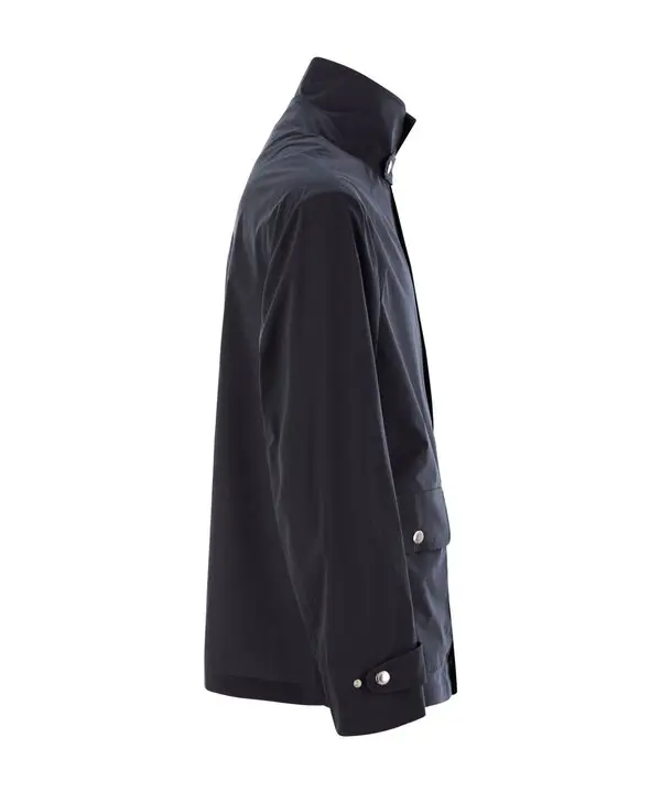 Brunello Cucinelli High-neck Long-sleeve Jacket