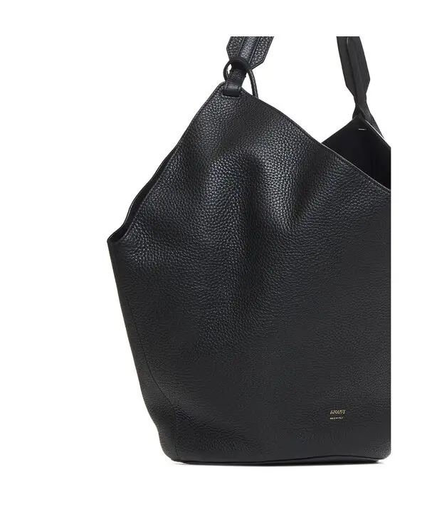 Khaite Lotus Medium Tote Bag - Black