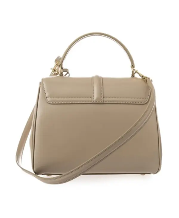 Celine Small 16 Bag In Satinated Calfskin - Nude