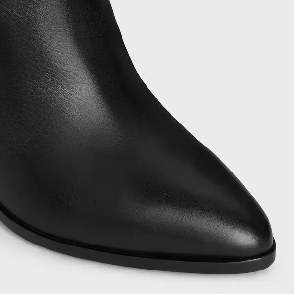 Celine Riding Boots With Triomphe Detail In Calfskin