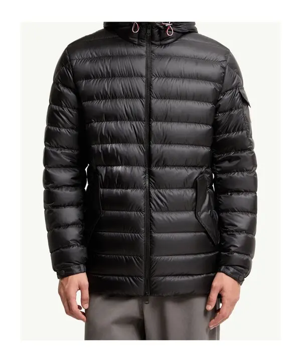 Moncler Oahu Hooded Short Padded Jacket - Black