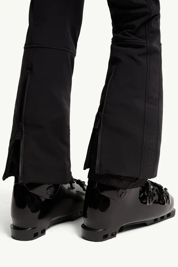 Moncler High Neck Sleeveless Ski Jumpsuit - Black
