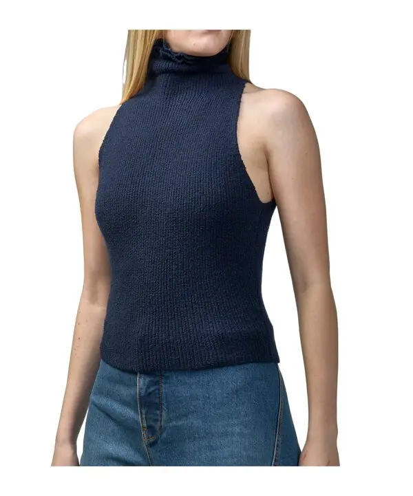 Alaïa Halter Neck Knit Top - Black