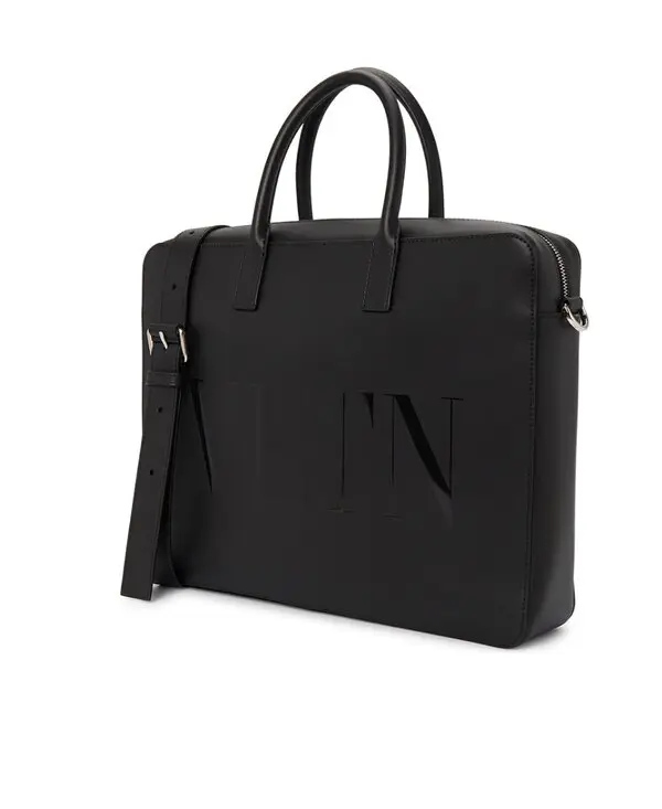 Valentino Garavani Vltn Logo Print Laptop Bag