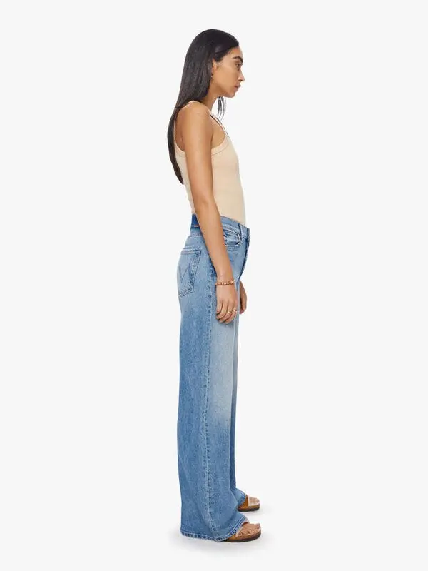 MOTHER The Ditcher Roller Flared Jeans - Blue