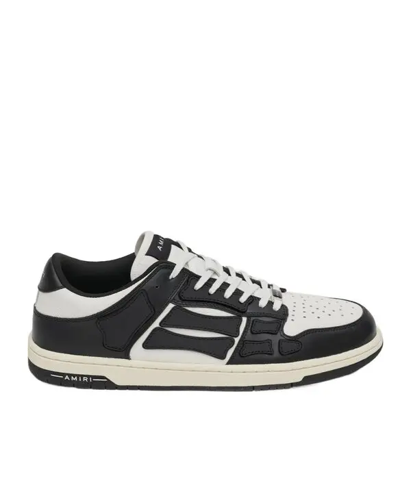 Amiri Logo Detailed Low Top Sneakers - Black