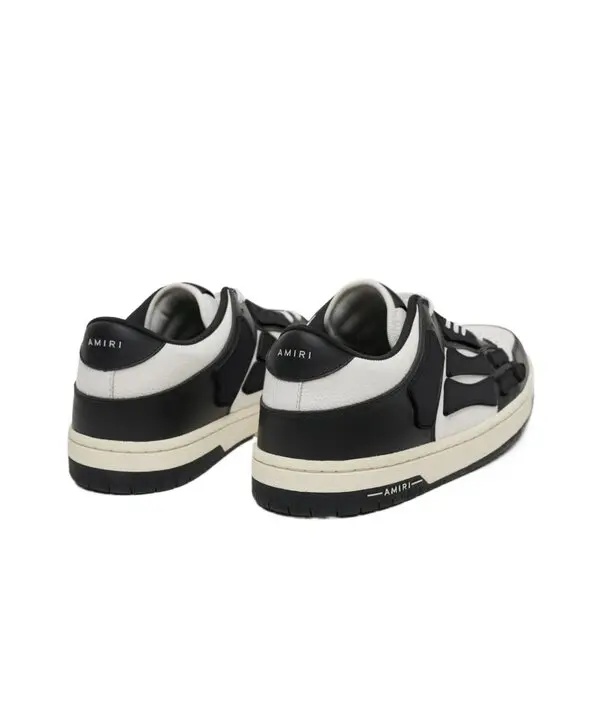 Amiri Logo Detailed Low Top Sneakers - Black