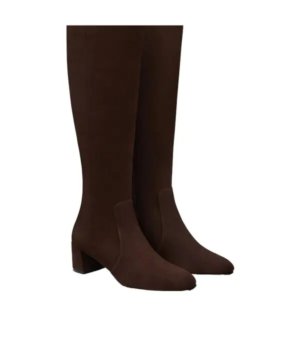 STUART WEITZMAN Maeve Zip Up Knee-high Boots - Black