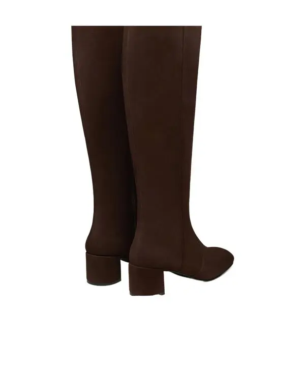 STUART WEITZMAN Maeve Zip Up Knee-high Boots - Black