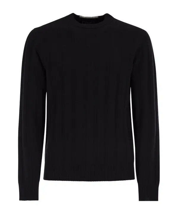 Peserico Ribbed Knit Jumper - Black