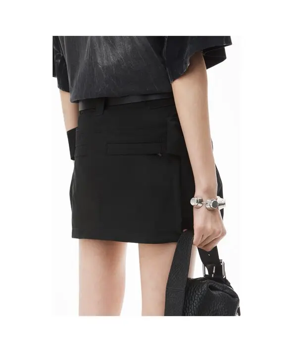 Alexander Wang Logo Cargo Mini Skirt