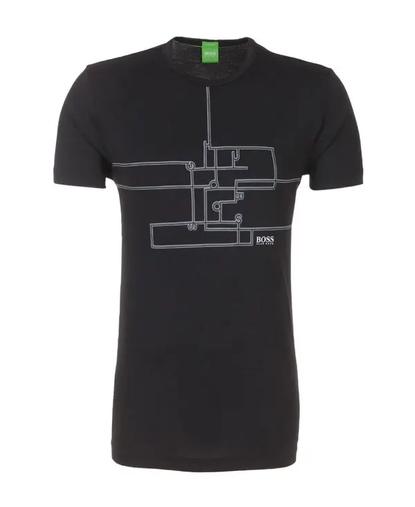 Hugo Boss T-shirt With Round Neck And Short Sleeves
