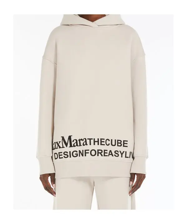 Max Mara Logo Detailed Long-sleeved Hoodie
