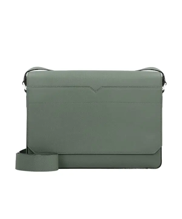 VALEXTRA V-line Messenger Bag - Gray