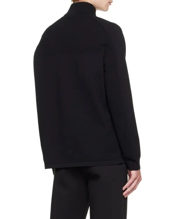Hugo Boss Logo Quarter Zip Sweater