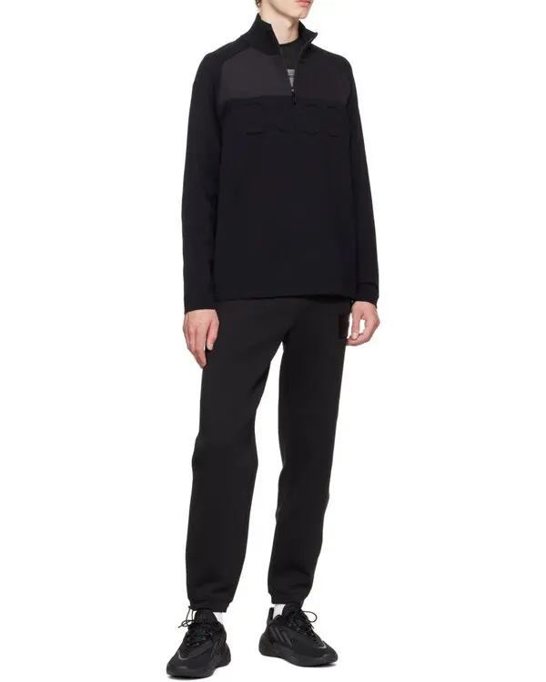 Hugo Boss Logo Quarter Zip Sweater