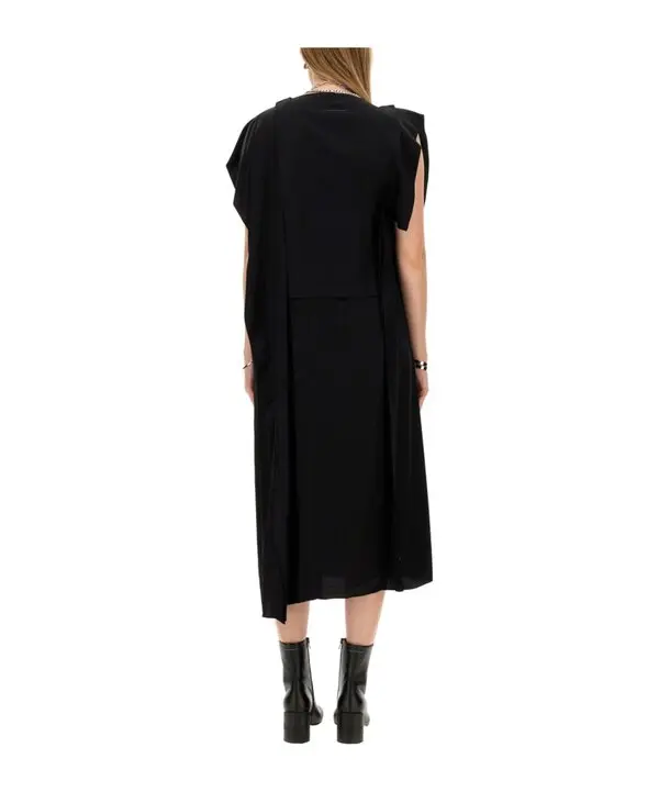 MAISON MARGIELA Asymmetrical Single-sleeve Maxi Dress
