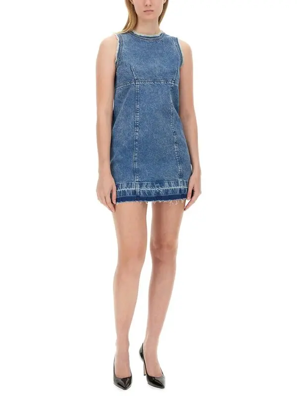 Moschino Sleeveless Denim Mini Dress