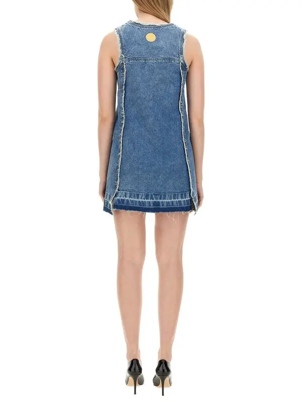 Moschino Sleeveless Denim Mini Dress