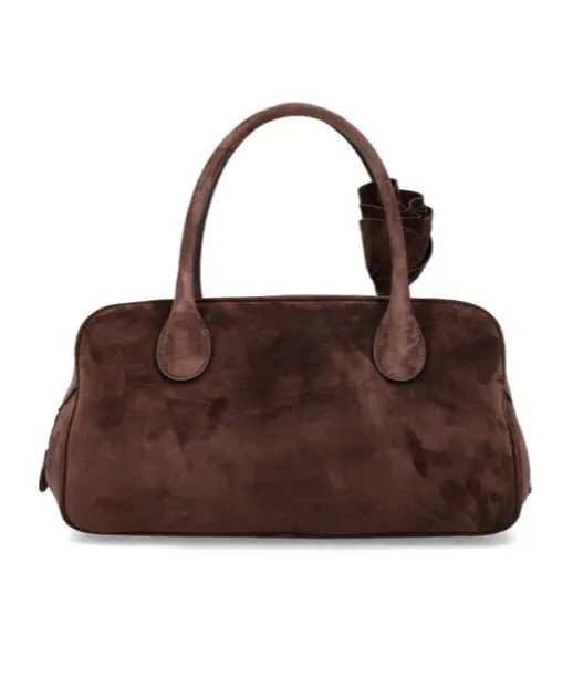 Magda Butrym Brigitte Flower-embellished Shoulder Bag - Brown