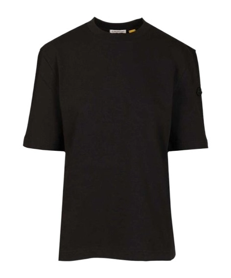 Moncler X Edward Enninful Crewneck Short-sleeved T-shirt - Black